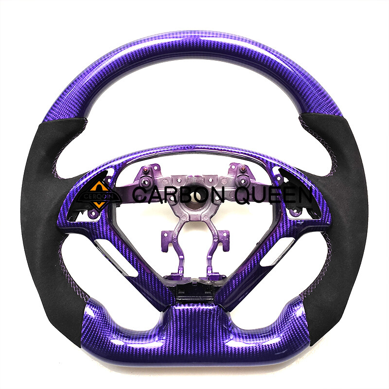 PURPLE CARBON FIBER Steering Wheel FOR INFINITI g37g25 G37X 08-13 years ...