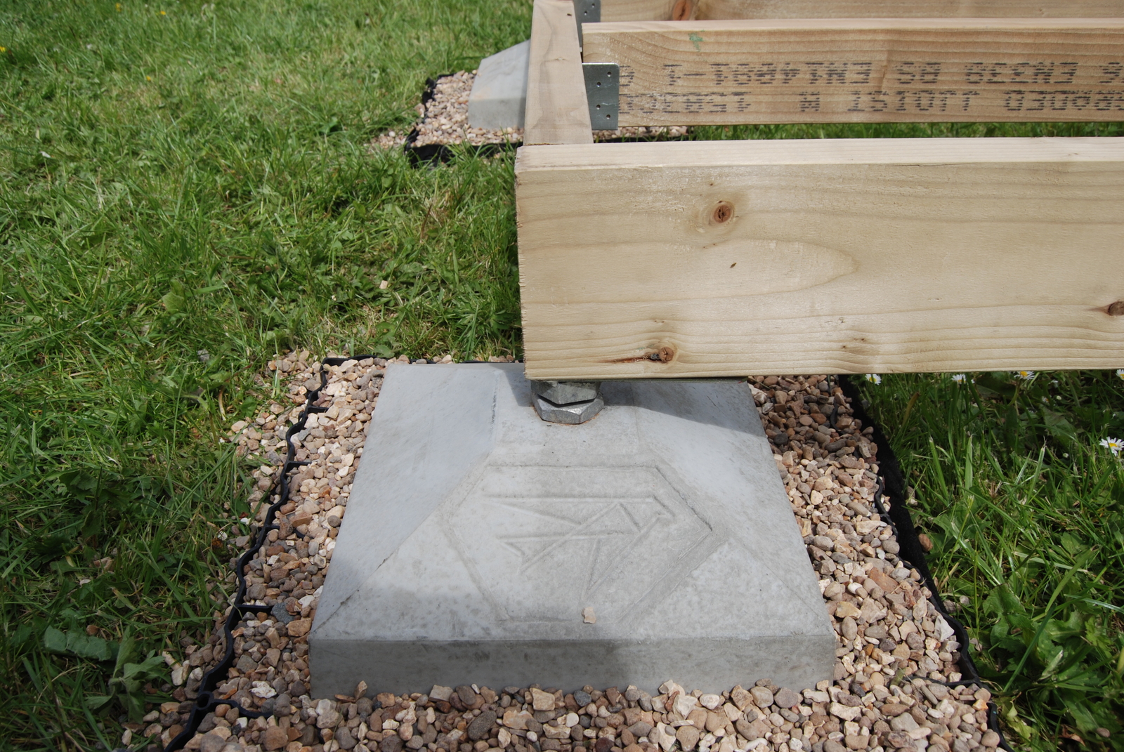 Mini Plinth Foundations - 12 height adjustable pads - garden rooms up ...
