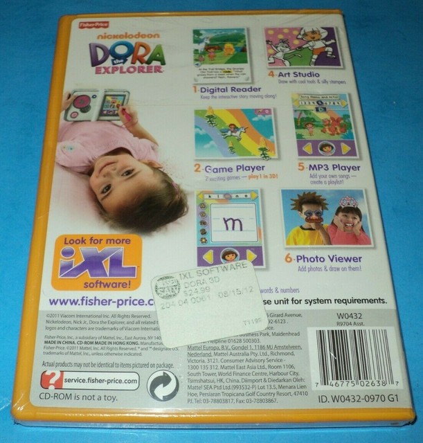 Fisher- IXL Learning System Software Dora The Explorer 3d for sale ...