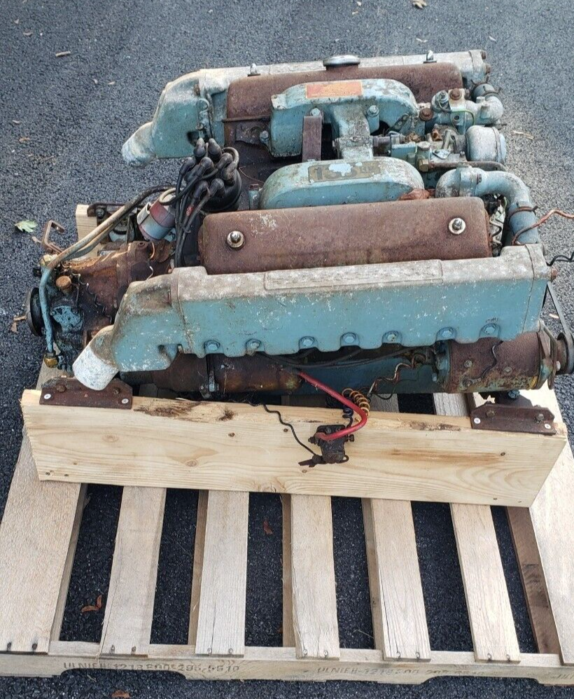 Vtg 1960 Century Resorter Ford Interceptor V8 Engine 135hp Velvet Drive ...