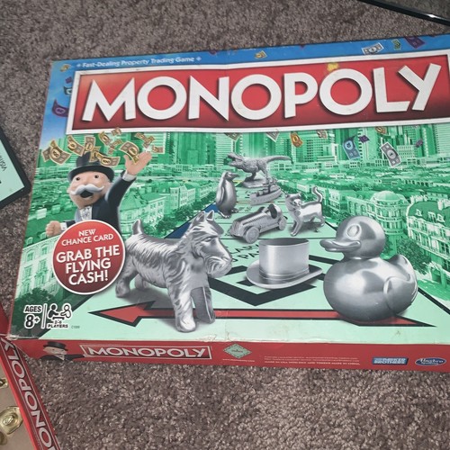 Hasbro Monopoly Board Game. 2 Sides Top Box Taped New Grap The Flying ...