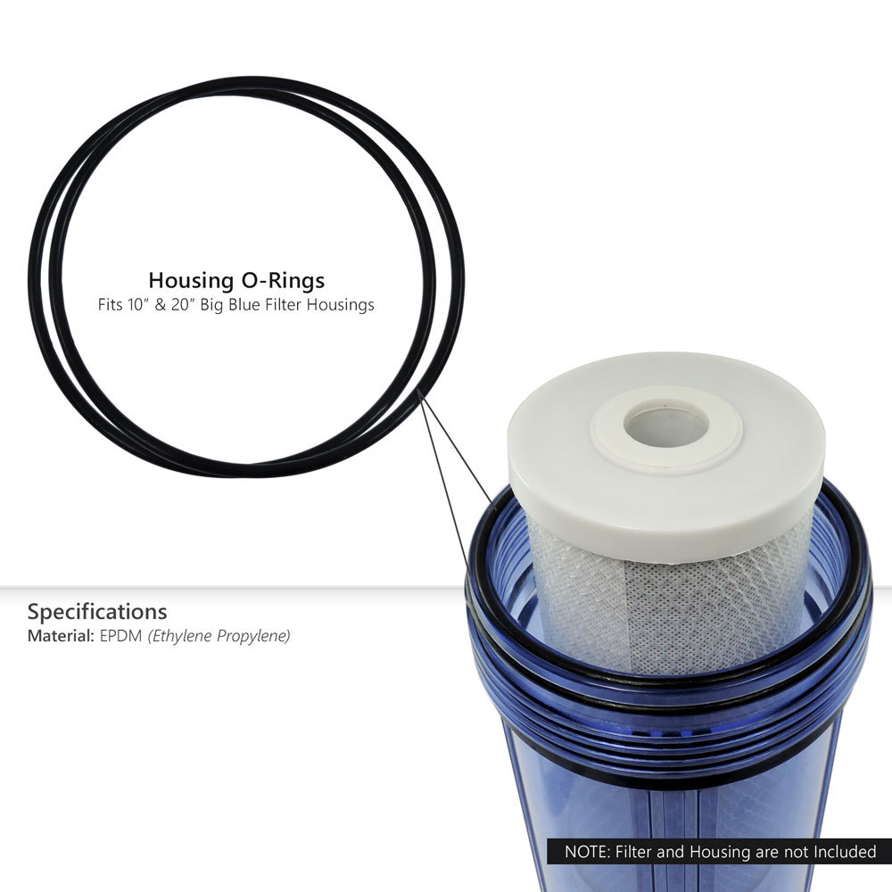 2 Pcs Max Water O ring for BB Filter Housings Size 10" & 20"x4.5 ...