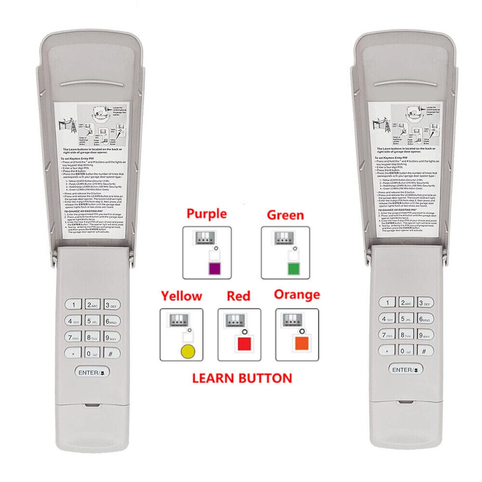 877LM 940ESTD for Liftmaster Chamberlain Garage Door Keypad Keyless ...