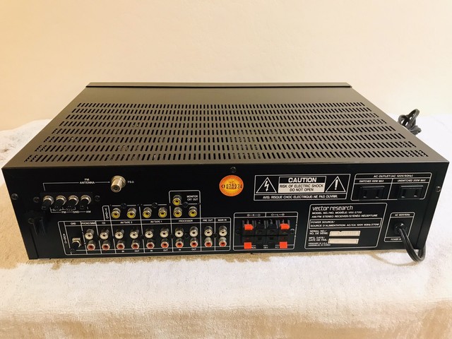 Vector Research Vrx-2700 Am/fm Stereo Receiver Quartz Synthesized ...