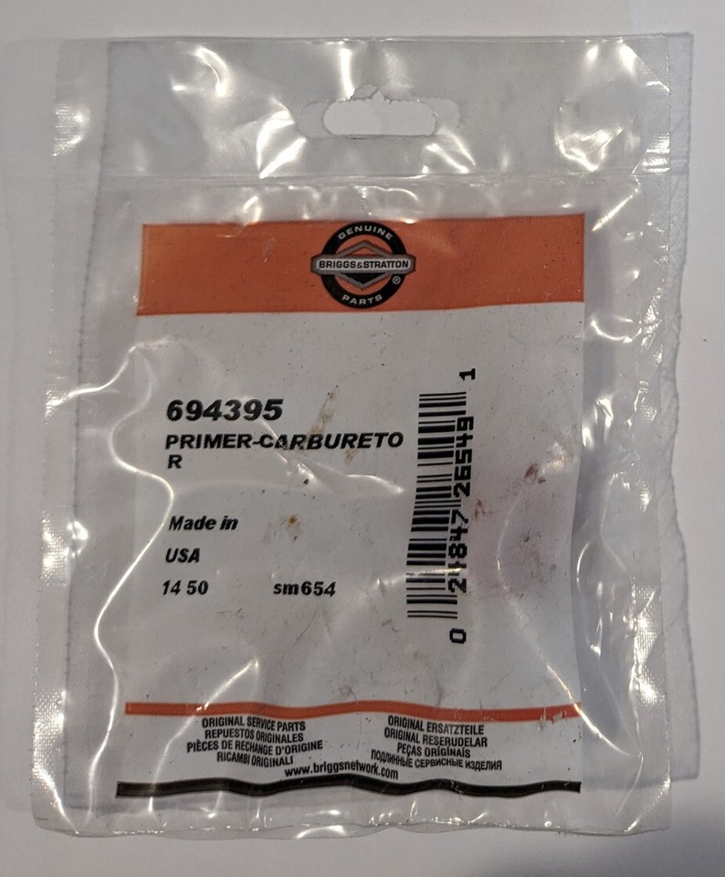 Briggs and Stratton Genuine OEM Replacement Primer Bulb, 694394 | eBay