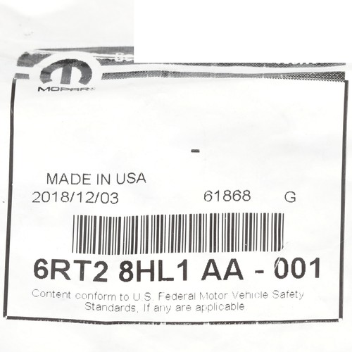 Genuine Mopar C Pillar Plug Right 6RT28HL1AA | eBay
