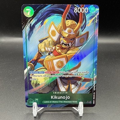 Kikunojo Alternate Alt Art SR EB04-012 One Piece TCG English OP14 Azure ...