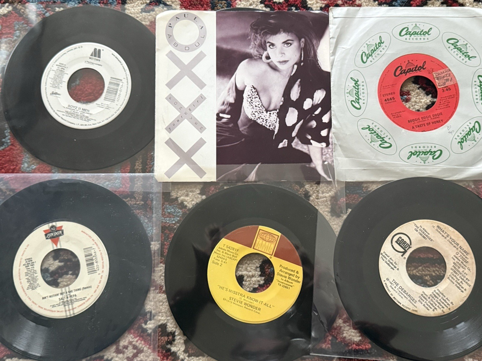 LOT OF (50) 45 RPM RECORDS 1970'S-90'S DISCO, R&B,HIP HOP,RAP RECORD ...