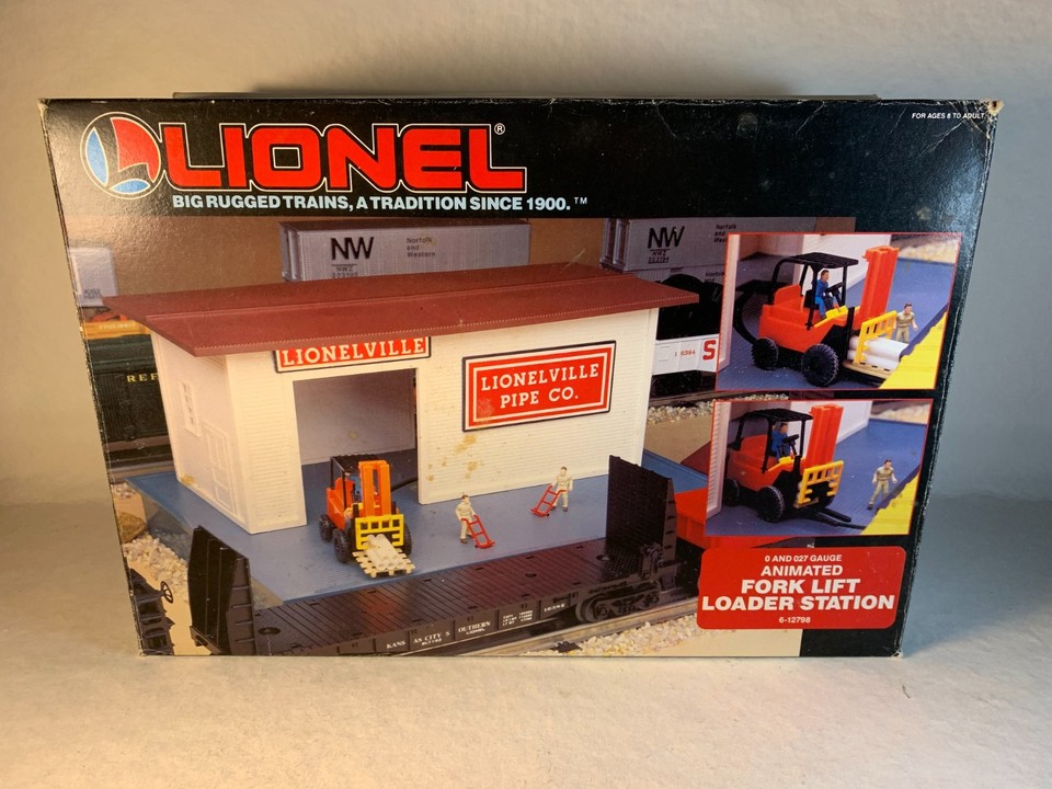 LIONEL 6-12798, ANIMATED FORK LIGHT LOADER STATION, OB (1995) | eBay