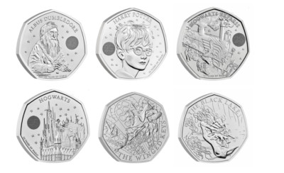 2022-2025 Harry Potter 50p Coins Fifty Pence Inc Dumbledore, Hogwarts ...