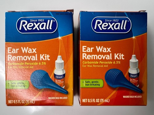 WOW! 2 REXALL Ear Wax Removal Kits & FAST FREE SHIP! Exp. 5/25 or later ...
