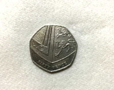 EXTREMELY RARE AND COLLECTIBLE 2019 50P COIN WITH ROYAL SHIELD | eBay UK