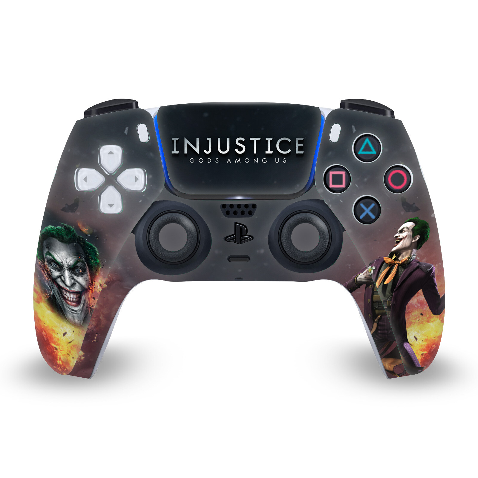 INJUSTICE GODS AMONG US KEY ART VINYL SKIN FOR SONY PS5 SLIM DISC ...