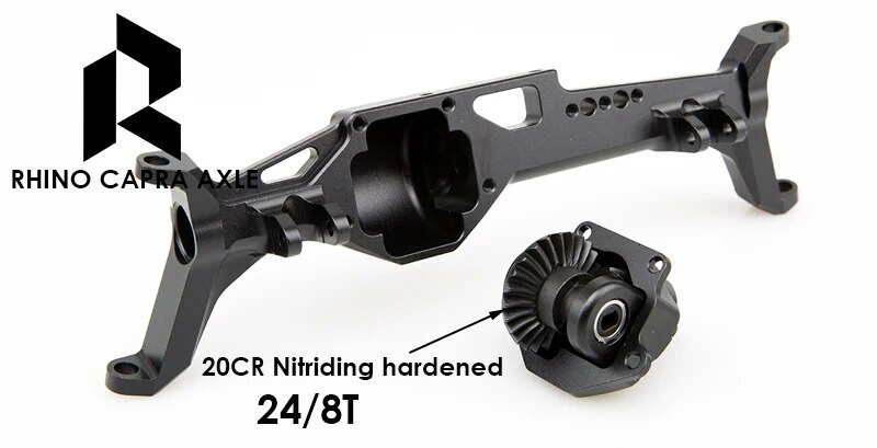 Rhino Capra CNC Axles Servo Rear Link for 1/10 RC Crawler Axial Capra 1 ...