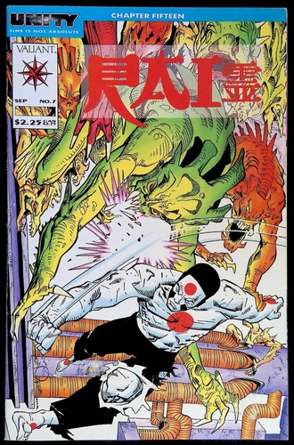 RAI VOL. 1 #7 ~ VF- 1992 VALIANT ENTERTAINMENT COMIC ~ WALTER SIMONSON ...