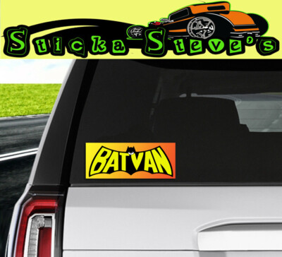 BATVAN Batman Cool Vanner Vanning Vinyl Sticker 2% Decal X 10 Pack | eBay