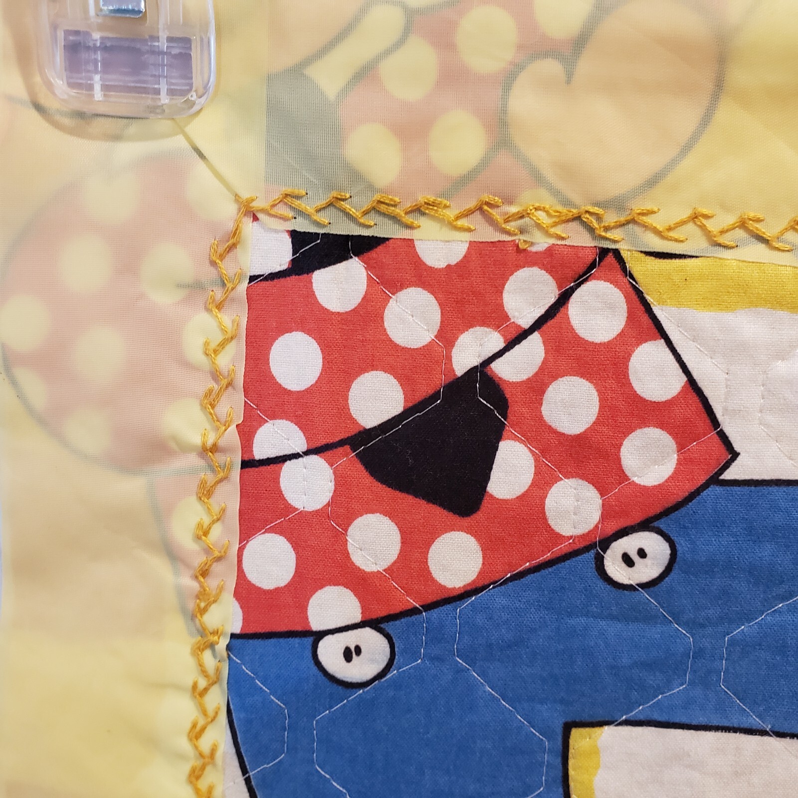 Vintage Raggedy Ann & Andy Hand Made Quilt Satin Trim Baby Crib Blanket ...