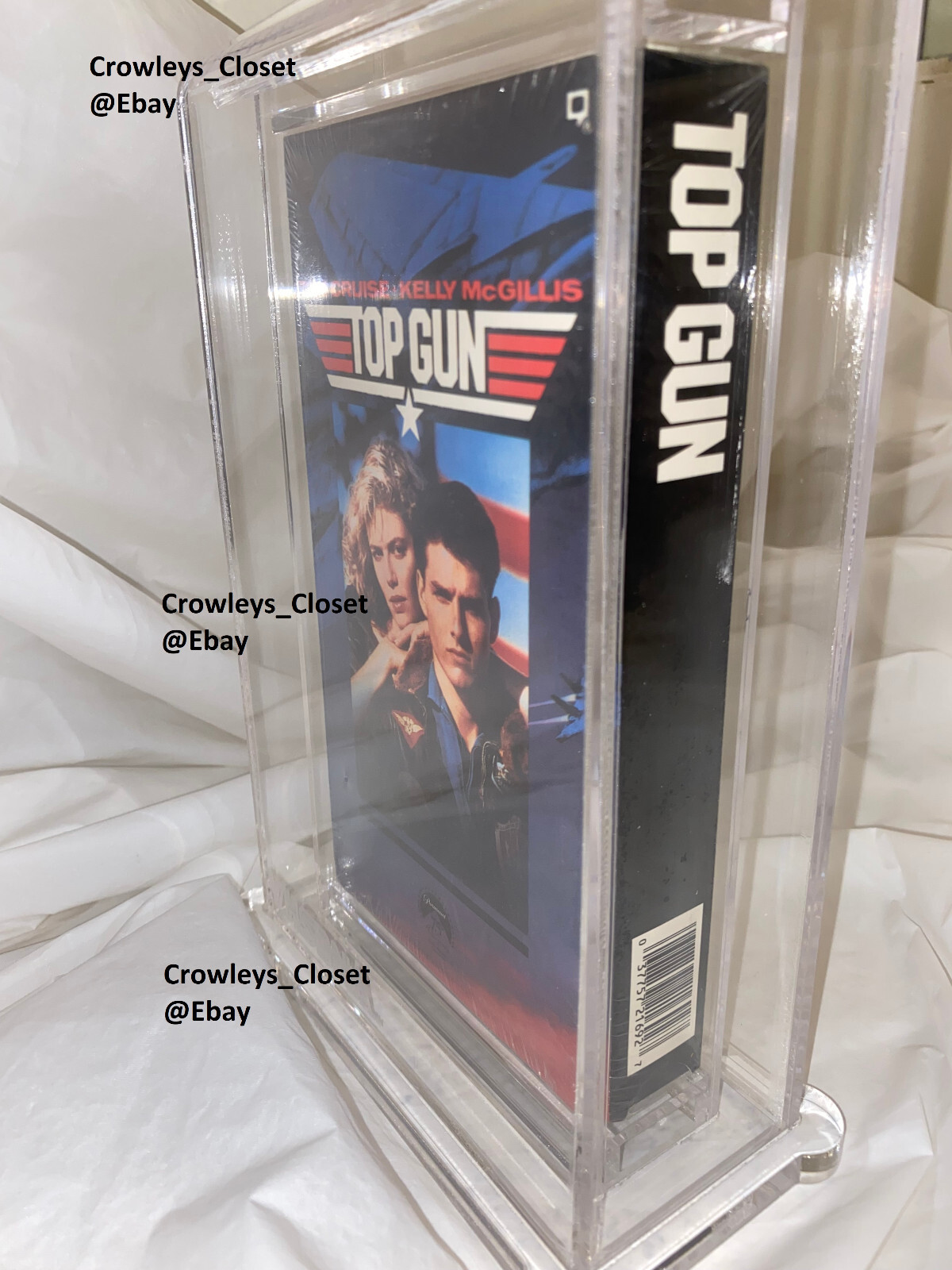 Top Gun 1987 VHS Beckett Gold Label Sealed/Graded 8.5 EX,Near Mint Tom ...