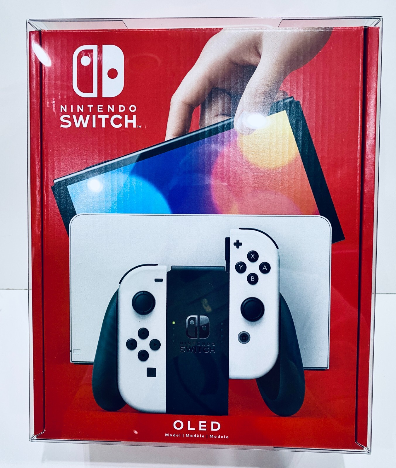 1 Console Box Protector Fits Only OLED Nintendo SWITCH Console boxes ...