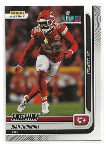 2022 Panini Instant Juan Thornhill AFC Champs - SB LVII SP Card /423 | eBay