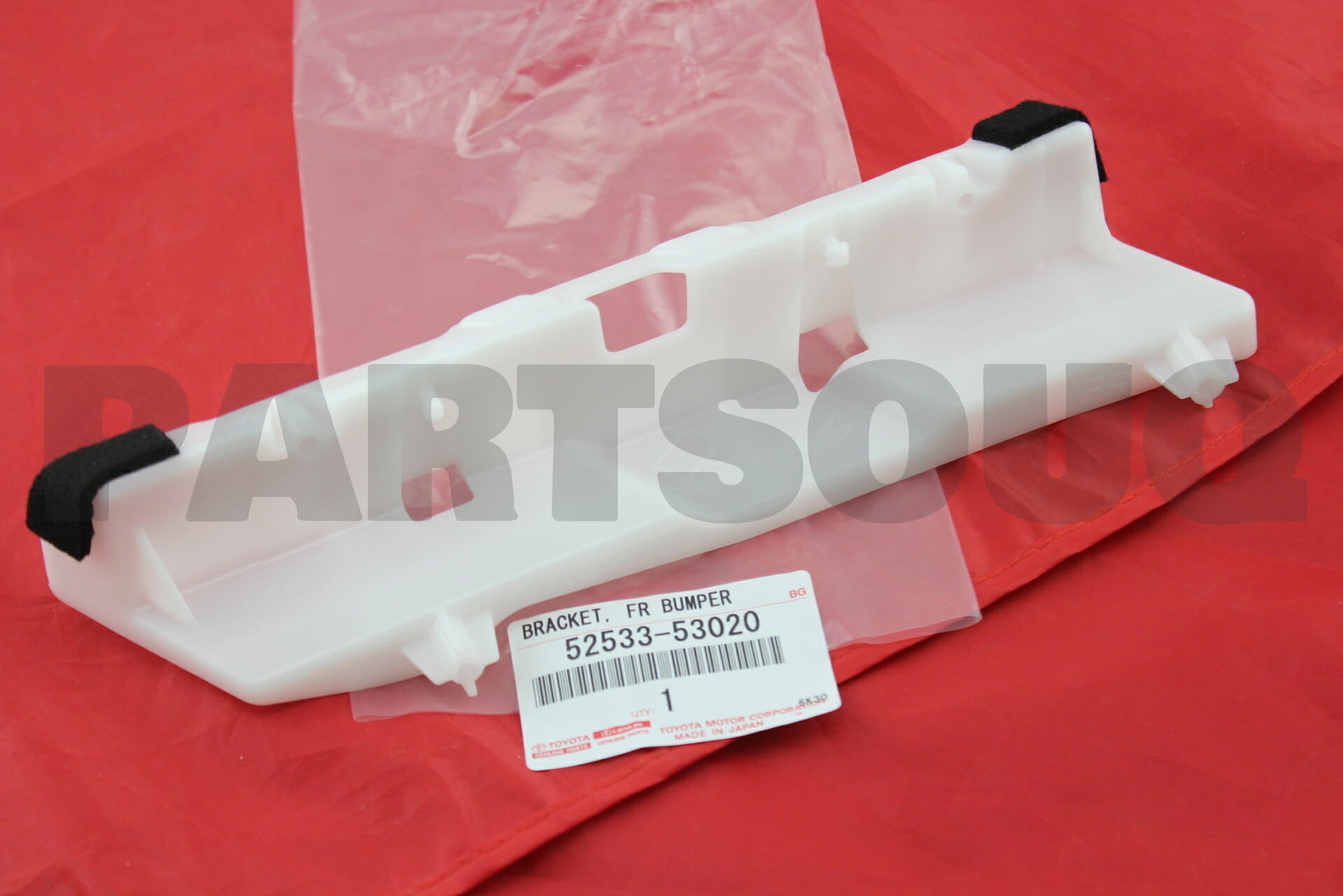 5253353020 Genuine Toyota BRACKET, FRONT BUMPER RETAINER, NO.1 52533 ...