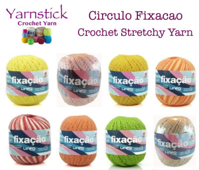 Circulo FIXACAO 100g 338m Crochet Cotton Stretchy Knitting Thread Yarn ...