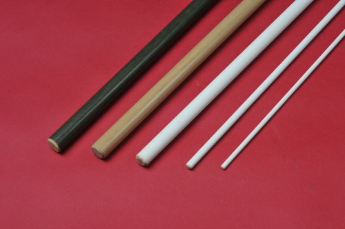 GRP Fibreglass Rods 6mm SOLID-0.5m-Pack of 8-White-Roman Blinds,Tent ...