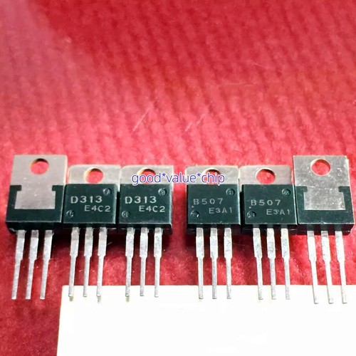 6Pairs New 2SD313/2SB507 D313/B507 Transistors ICs Chip 100% Original ...