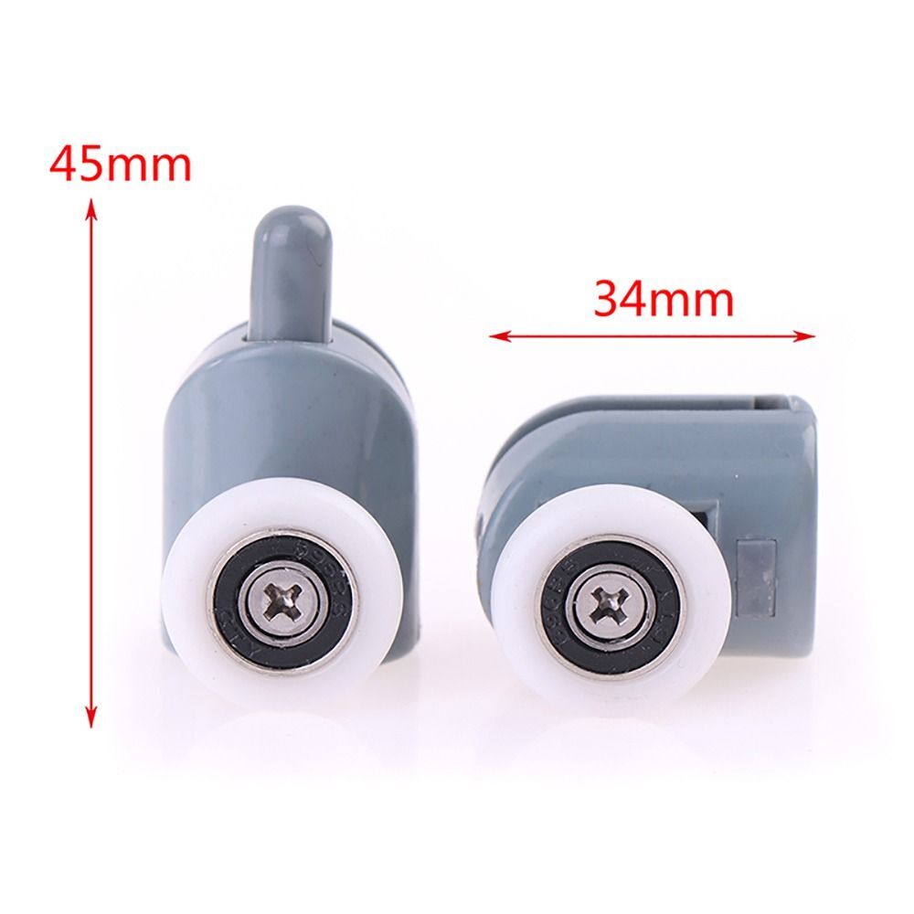 4Pairs Fastener Hardware Runner Wheels 23mm 25mm Sliding Door Pulley ...