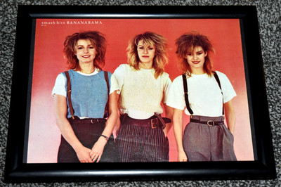 BANANARAMA band A4 FRAMED original promo vintage picture poster | eBay