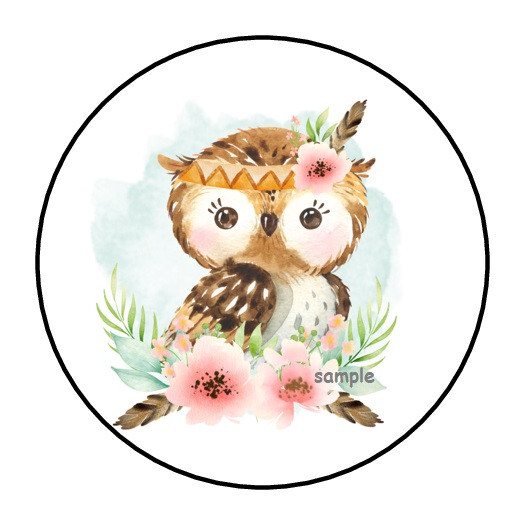 Baby Owl Labels