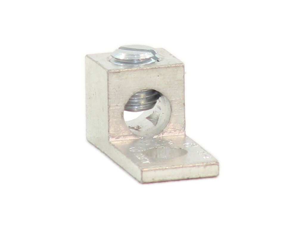 Ilsco TA-2 Aluminum Mechanical Lug Single Port 1-Hole 2-14 Str 1/4-inch ...