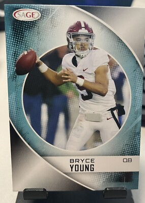 BRYCE YOUNG 2023 SAGE high Series Rookie Card!! #101 ALABAMA CRIMSON ...