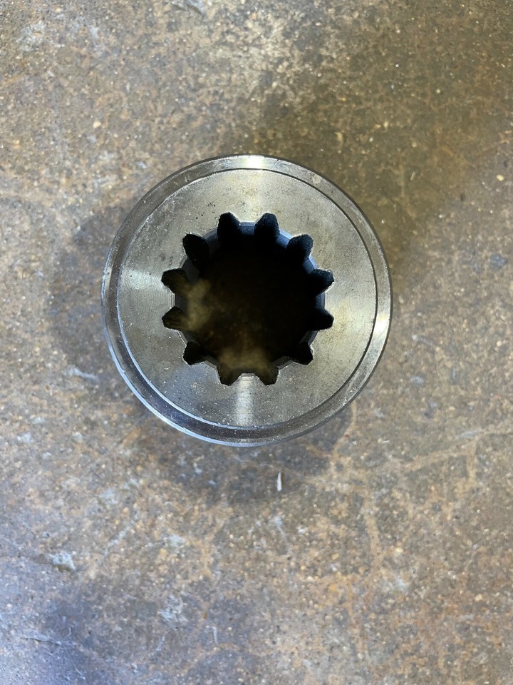 ROTARY CUTTER BLADE PAN HUB 12 SPLINE WELD IN FOR STUMP JUMPER PANS NEW ...