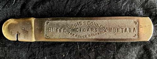 OLD WEST ANTIQUE LOUIS COHN CO CIGARS BUTTE MONTANA ADVERTISING CIGAR ...