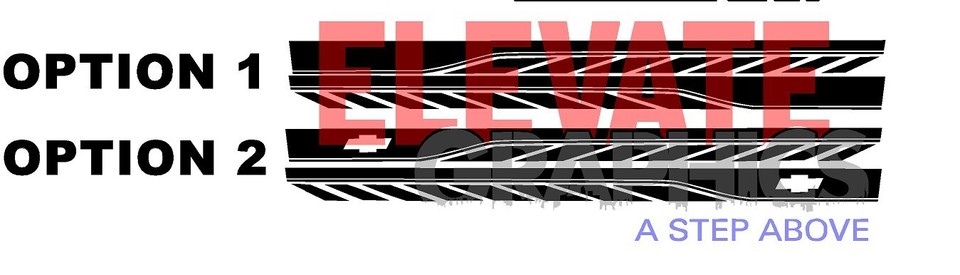 2023-2025 For Chevy Colorado Decals Side Rocker Four Graphics Stripes ...
