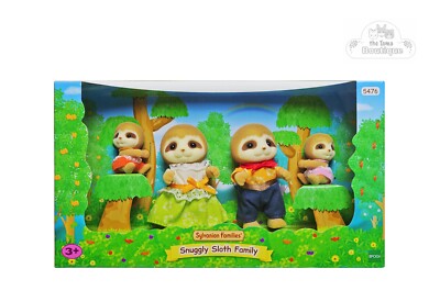 Sylvanian Families Calico Critters Snuggly Sloth Family | eBay