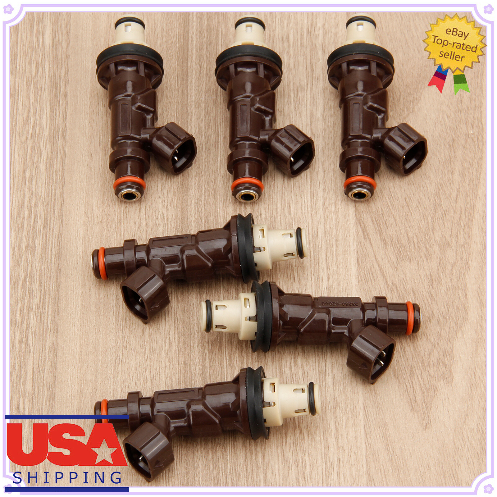 New Fuel Injectors For Denso For Toyota Tacoma Tundra 4runner 3.4l ...