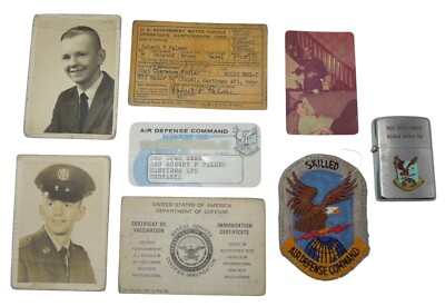 Original Vietnam US Air Force Defense Command Lighter Patch & Paper ...