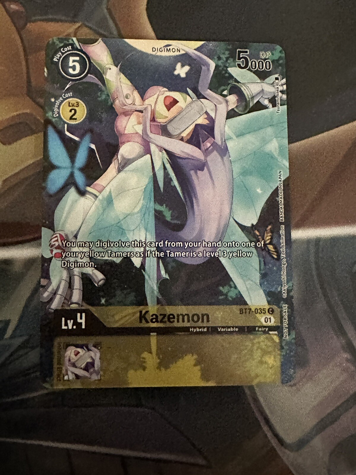 Kazemon (2nd Anniversary Frontier Card). FOIL. Digimon TCG. BT7-035 | eBay