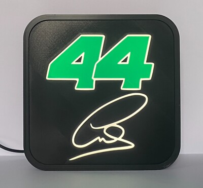 Lewis Hamilton Signature - USB Powered LED Illuminated Sign - Formula 1 ...
