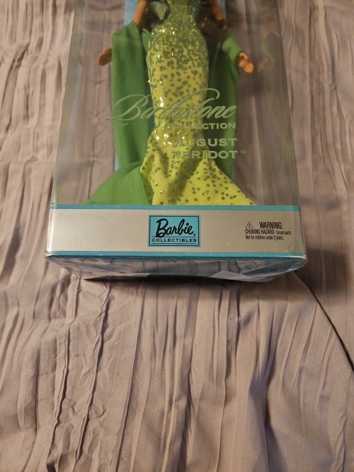 Barbie August Peridot Barbie Doll Mattel 2002 #B3416 Birthstone ...