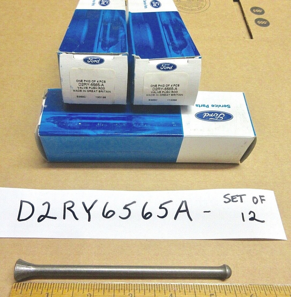 Ford D2RY-6565-A set 12 push rods 1972-1979 Ford, Mercury V6 engine ...