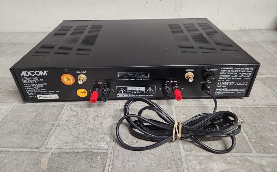Adcom GFA-535 II Stereo Power Amplifier (READ) | eBay