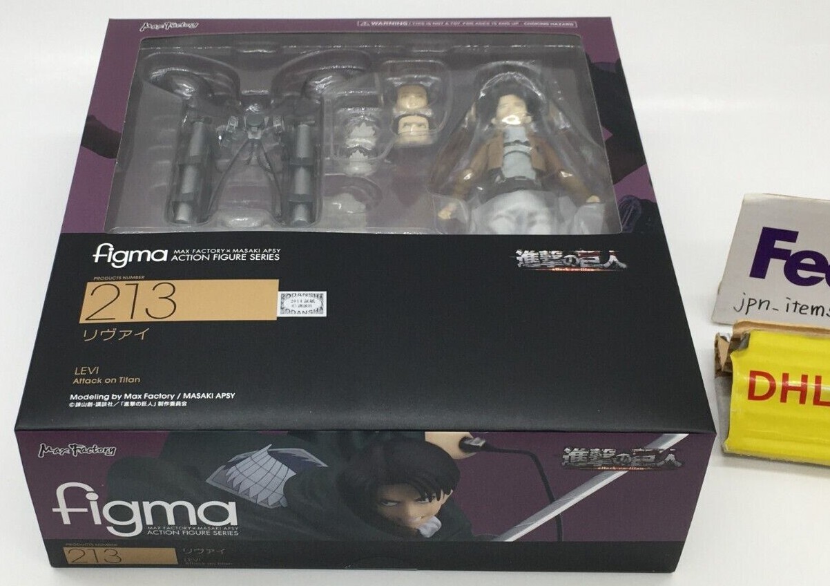 Levi Ackerman figma 213 Attack on Titan Anime figure Max factory 2014 ...
