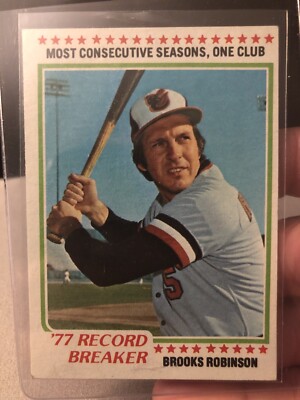 1978 Topps Brooks Robinson Record Breaker Baseball Card #4 HOF | eBay
