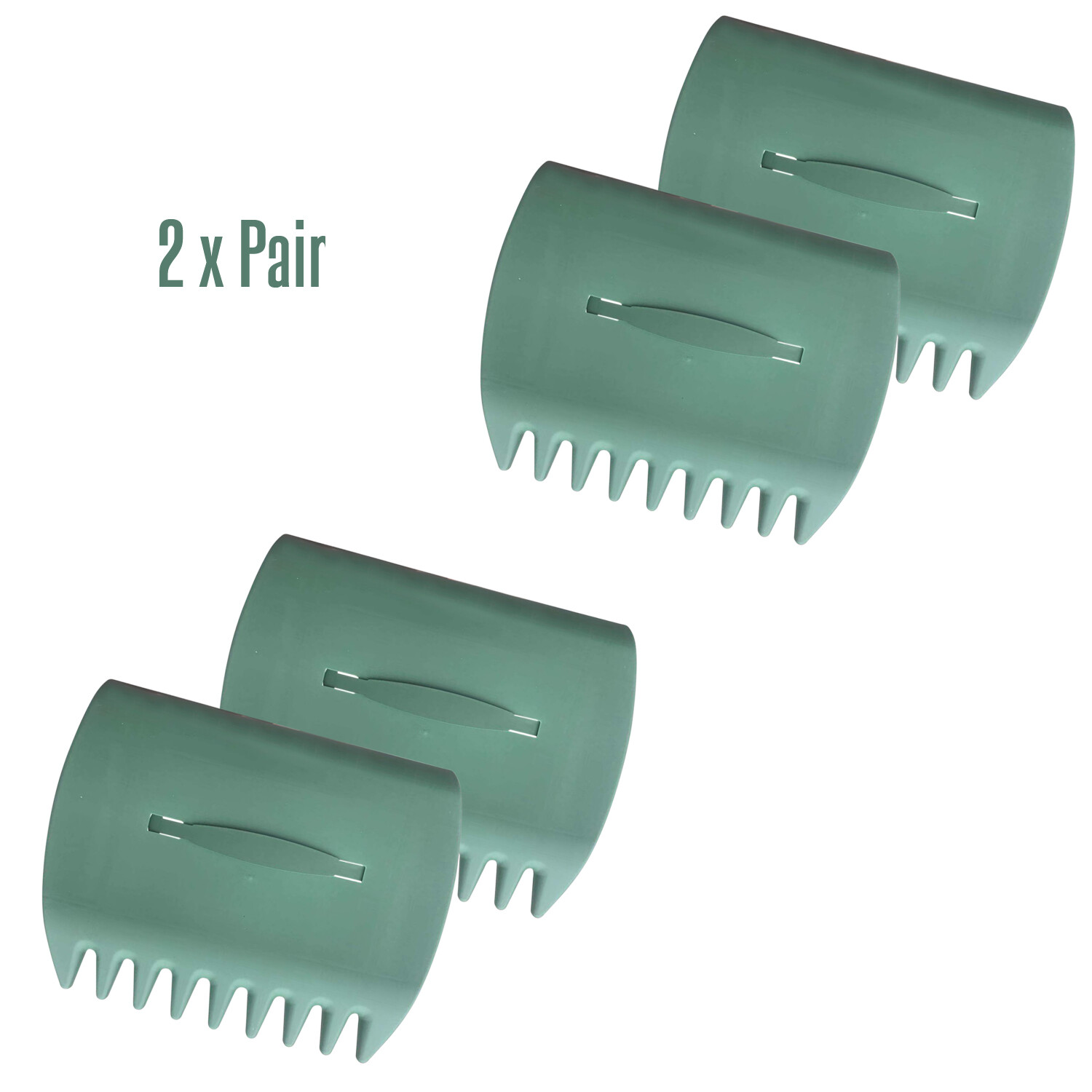 Long Handled Leaf Collecting Rake Grabs Garden Leaves Tidy Collector ...