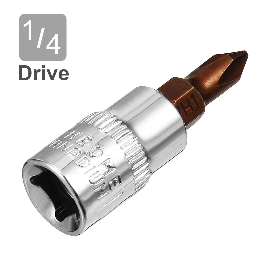 2Pcs 1/4-Inch Drive PH1 phillips Bit Socket S2 Steel for sale online | eBay