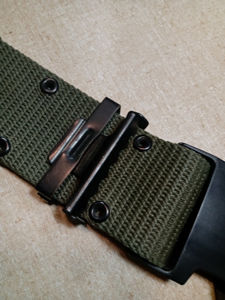 US Army pistol belt Military web gear utility MILITARY SURPLUS Size ...