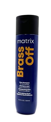 Matrix Brass Off Color Obsessed Shampoo/Neutralize Brassy Tones 10.1 oz ...
